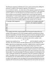 Exploring The Fascinating Fibonacci Sequence And Its Application Course Hero