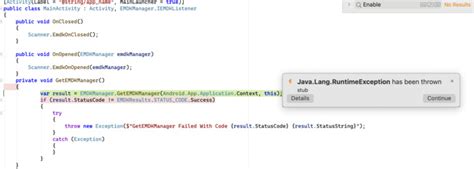 how can i resolve the java lang runtimeexception when initializing the
