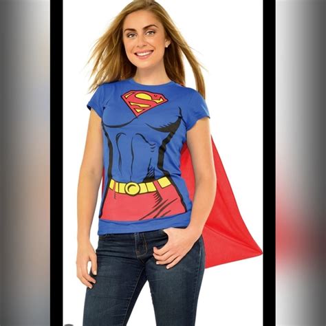 Rubies Other Rubies Adult Super Girl Super Cape Costume Tee Shirt