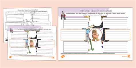 How To Resolve Conflict Mind Map Teacher Made Twinkl