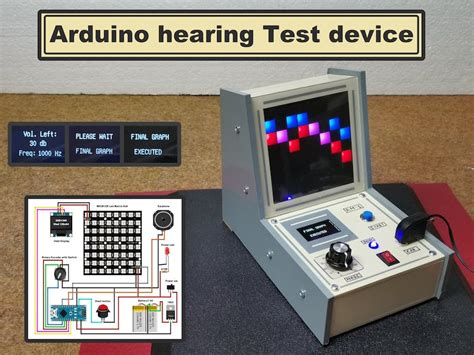 arduino hearing test device audiometer arduino maker pro