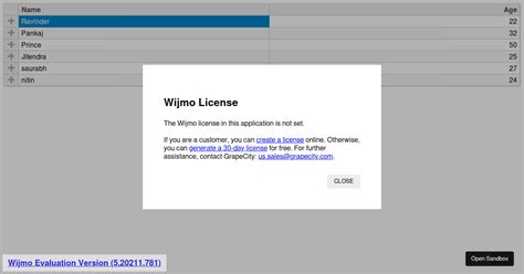 Flexgrid Issue With Wijmo Grid Forked Codesandbox