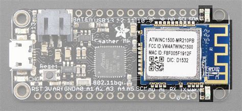 Pinouts Adafruit Feather M0 Wifi With Atwinc1500 Adafruit Learning System