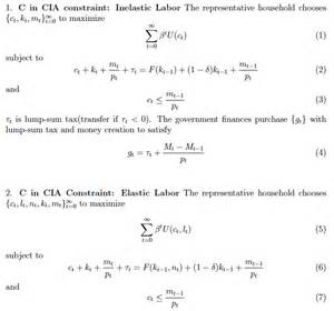 Characterize How The Steady State Equilibrium Depends