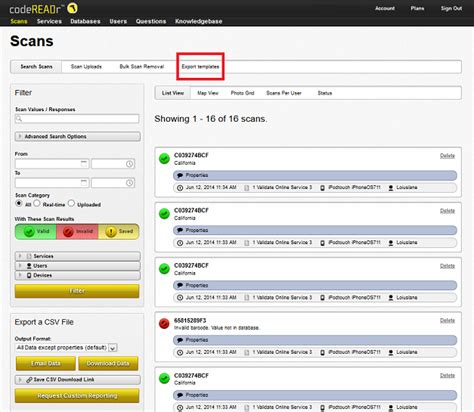 Tutorial Export CSV Templates Of Barcode Scan Records