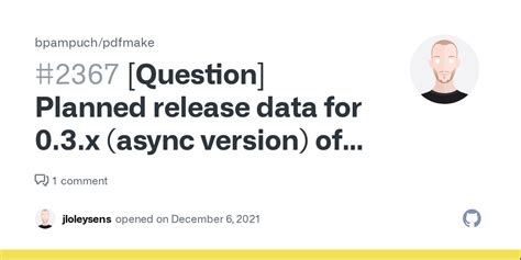 Question Planned Release Data For 03x Async Version Of The Lib