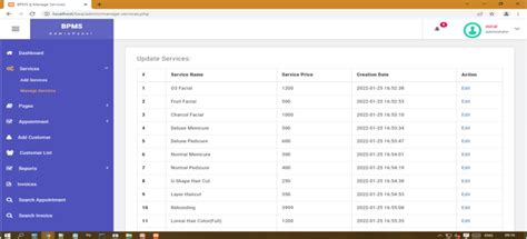Quality Beauty Parlour Management System Project In Php With Source