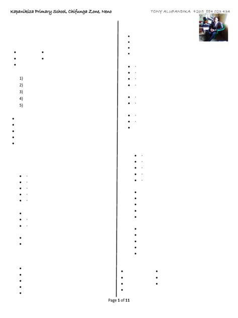 Std 5 8 Ls Summary Notes Pdf Sexually Transmitted Infection Adolescence