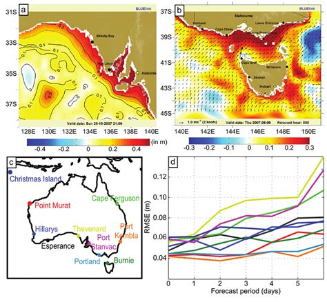 A B Operational Bluelink Snapshots Of Two Different Coastally Download Scientific Diagram