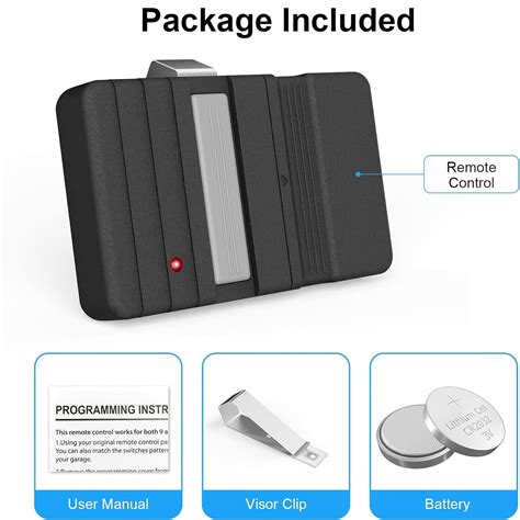 9 12 Dip Switch Garage Door Opener Remote For Genie Overhead Door Blue Max At90 Ebay