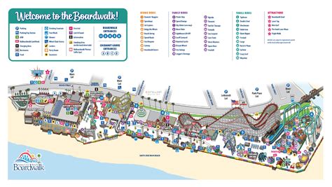 Santa Cruz Beach Boardwalk Map 2026 Pdf Printable