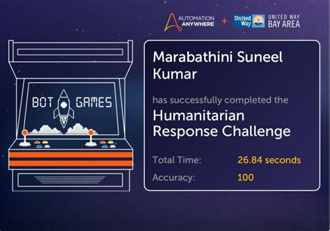 Suneel Kumar M On Linkedin Automationanywhere Botgames Rpa