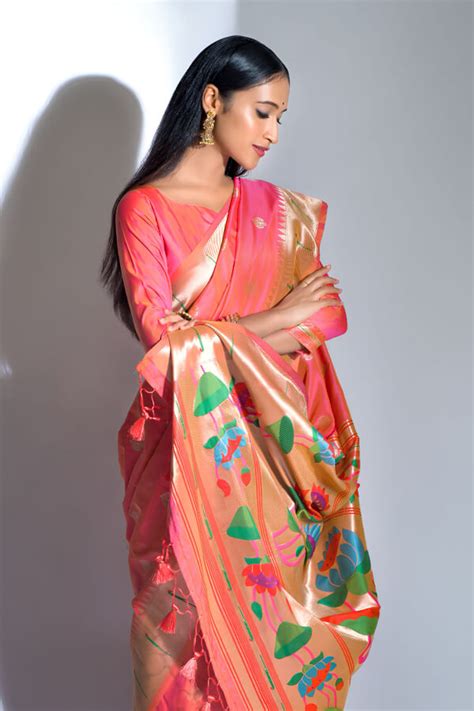 Traditional Marathi Wedding Paithani Saree For Women Anaya Designer