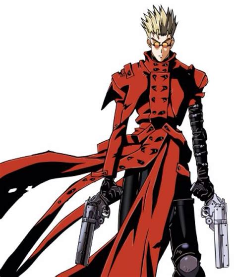 Vash The Stampede From Trigun Trigun Anime Male Cartoon Characters