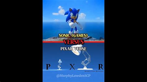 Sonic Games Vs Pixar Verso Youtube