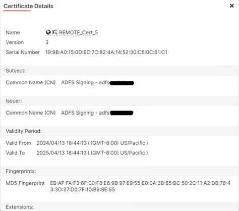 Technical Tip How To Configure Ad Fs Saml Authent Fortinet Community