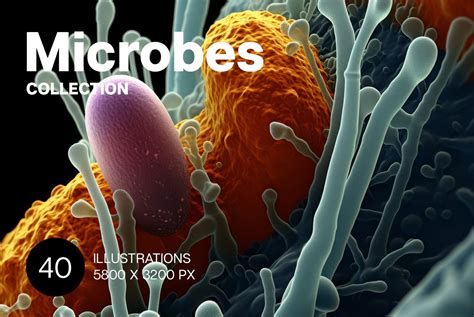 Microbes Collection Healthcare Illustrations ~ Creative Market