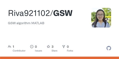 Github Riva921102gsw Gsw Algorithm Matlab Github Riva921102gsw Gsw Algorithm Matlab