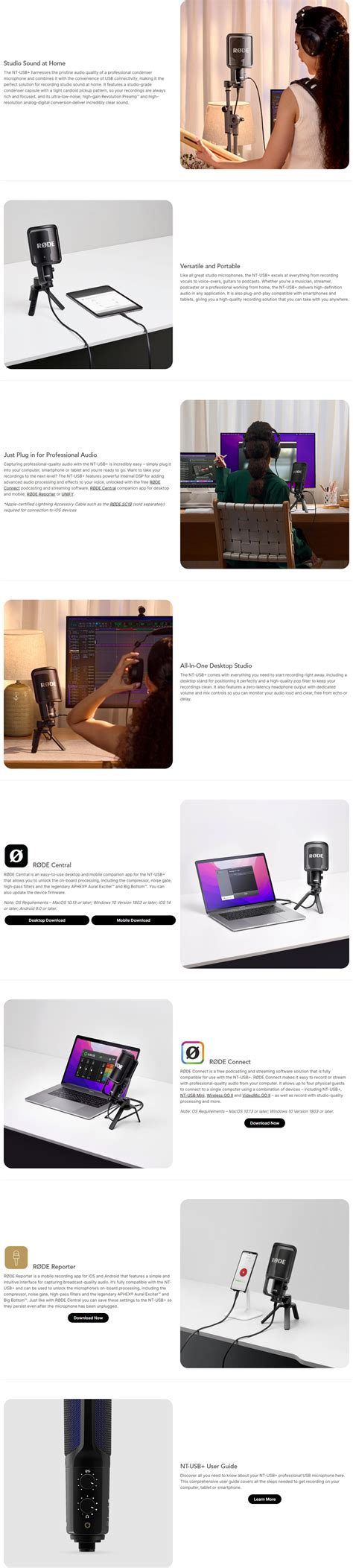 RODE NT USB Professional USB Microphone Computer Alliance