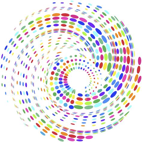 Gradient Swirling Spiral Of Various Colored Dots Speed Concept 48055443 Vector Art At Vecteezy