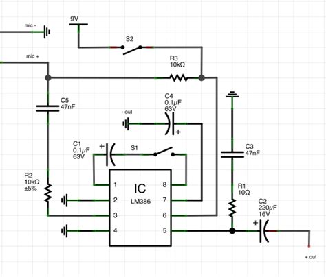 Amplifier Electret Condenser Microphone LM386 Amplification Does Size Matter Electrical