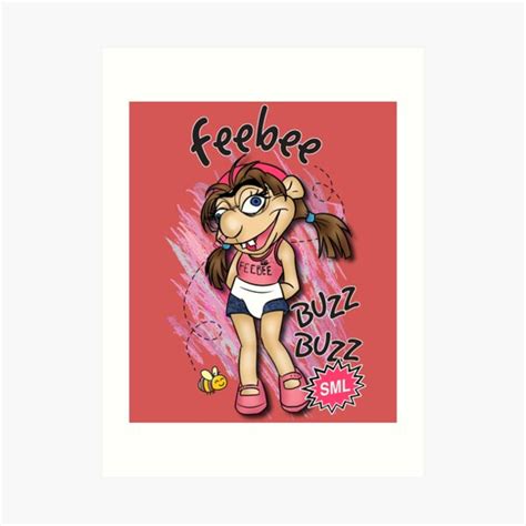 Feebee Jeffy S Babe SML Funny Design Art Print By Customos Redbubble