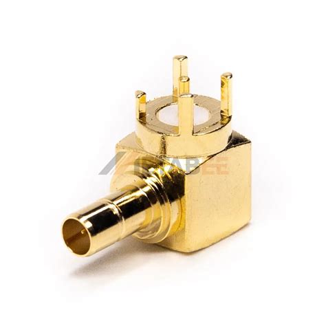 Right Angle Smb Jack Pcb Through Hole Connector 75 Ohm Metabeeai