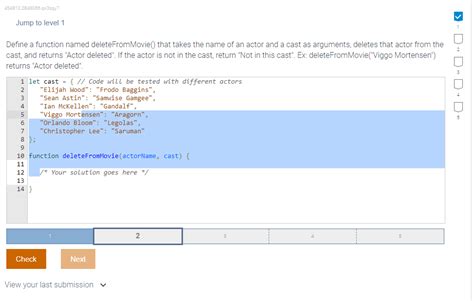 solved jump to level 1 define a function named