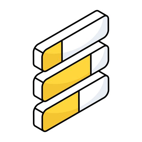 A Creative Design Icon Of Progress Bars Vector Art At Vecteezy