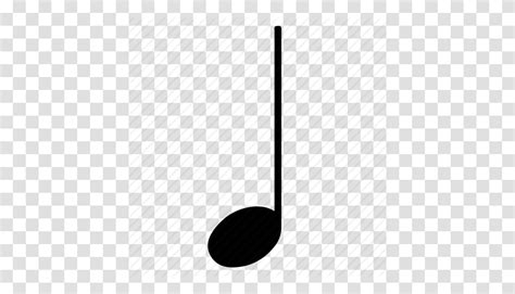 Music Note Quarter Quarter Note Icon Silhouette Gray Plot