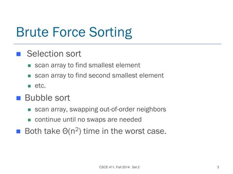 PPT CSCE Design And Analysis Of Algorithms PowerPoint Presentation ID