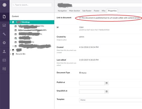 Umbraco This Document Is Published But Its Url Would Collide With