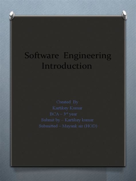 software engineer pdf