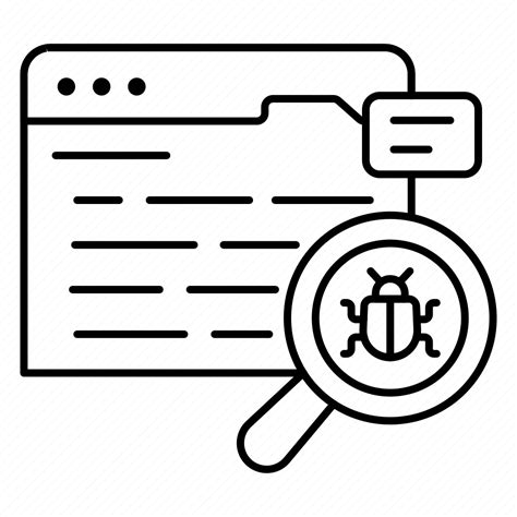 Bug Testing Analysis Debugging Search Virus Icon Download On