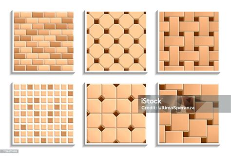 원활한 바닥과 벽의 타일 텍스처 벡터의 모자이크 지하철 벽돌 돌 차기 놀이 팔각형 점 바구니 무늬 식 짜기 패턴 반복 포장용