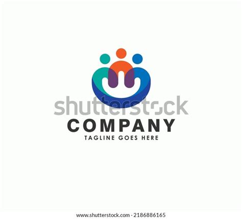 Unity People Logo Design Vector Illustration Stock Vector Royalty Free 2186886165 Shutterstock