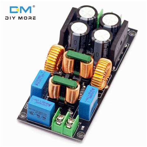 Diymore Dc Lc Filter Dc Emi Power Filter 0 To 50v 4a 10a 20a Filtering Board Emi Suppression