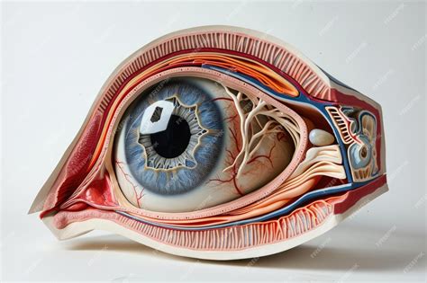 Diagrama Del Ojo Humano Explorando Su Estructura Visión Transversal De Un Ojo Humano Generada