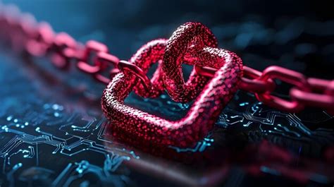 Blockchain Supports Digital Identity Verification Concept Premium Ai Generated Image