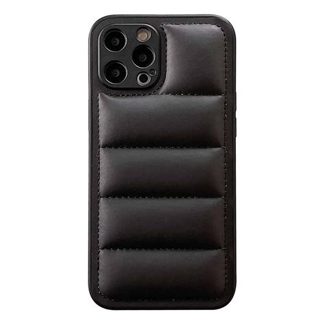 Iphone Puffer Case Soft Touch Puffer Jacket Material Full Protectoion