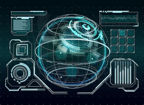 Premium Vector Technology Ui Futuristic Concept Hud Interface