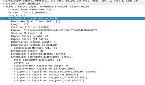 Ssl Nginx Cant Accept Tls Handshake When Client Is Not Sending Tls Extensions Server Fault