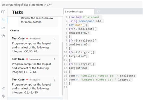 Solved Understanding If Else Statements In Chegg