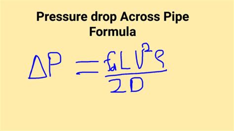 32 Pressure Drop Calculation In Pipe With Example