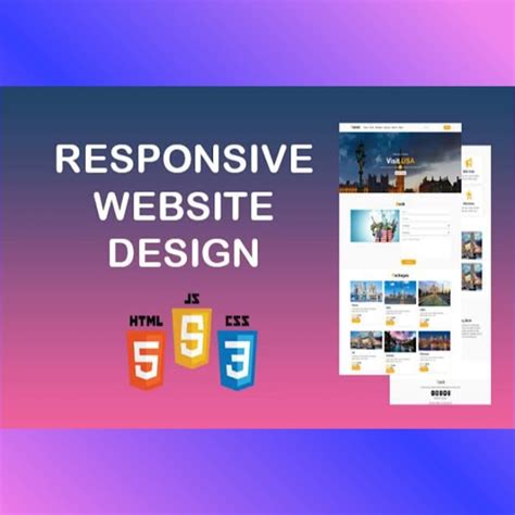 Create A Responsive Website Using Html Css And Javascript By Story