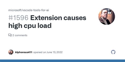 Extension Causes High Cpu Load · Issue 1596 · Microsoftvscode Tools