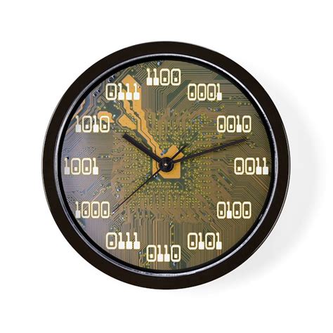 Binary Clock V20 Wall Clock By Mydarkdesigns