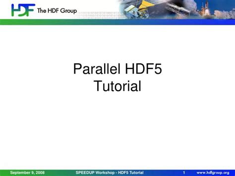 Ppt Parallel Hdf5 Tutorial Powerpoint Presentation Free Download