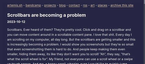 A Better Firefox Scrollbar