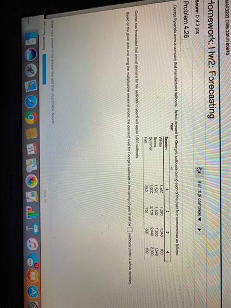 solved mar3203 cmb 20fall 00070 homework hw2 forecasting